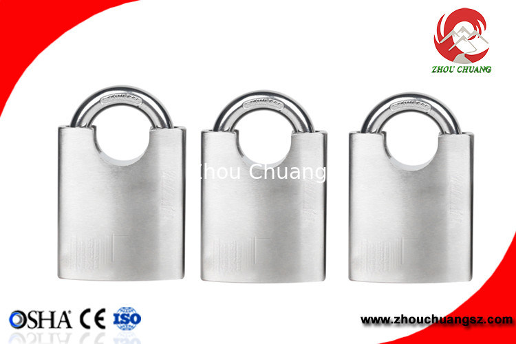 Half Armored Shackle Stainless Steel Padlock 40mm Width Use for Indust ...