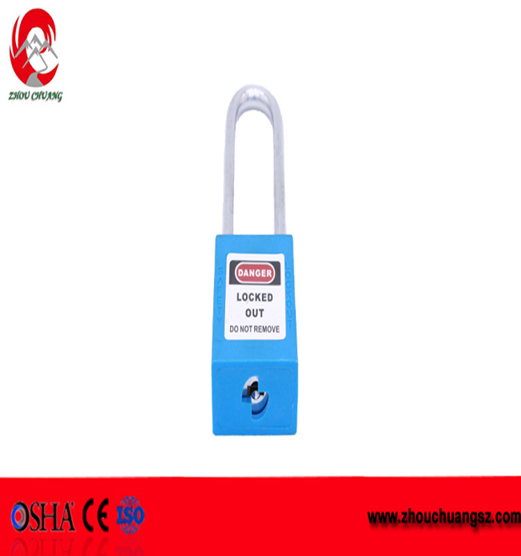 76mm Long Shackle Xenoy Padlocks for Valve Lockout Devices